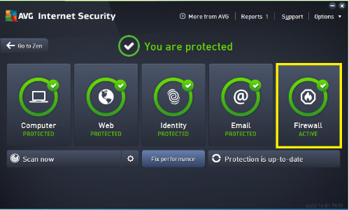 Configure AVG Firewall